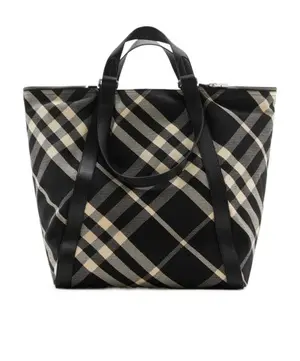 Burberry Festival Checked Tote Bag