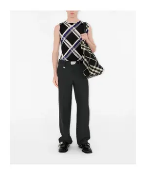 Burberry Festival Checked Tote Bag