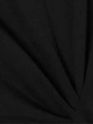Isabel Marant Étoile Ruched Midi Dress With Front Slit - Black