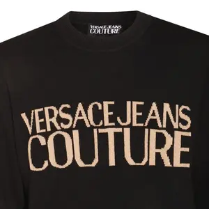 Versace Logo Jacquard Jumper