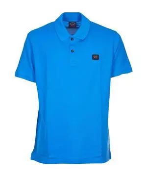 PAUL  SHARK Paul Shark Logo Patch Short-sleeved Polo Shirt