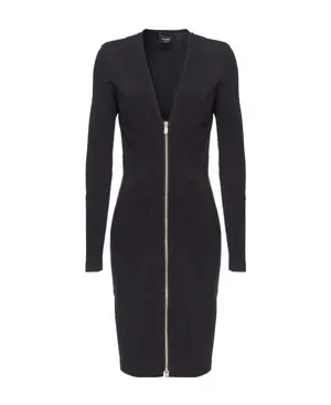 Pinko V-neck Zip-up Dress