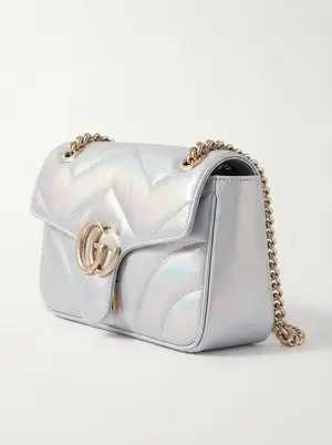 Gucci Gg Marmont Small Shoulder Bag - Blue