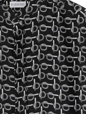Burberry B Jacquard Long Sleeved Shirt - No