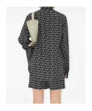 Burberry B Jacquard Long Sleeved Shirt - No