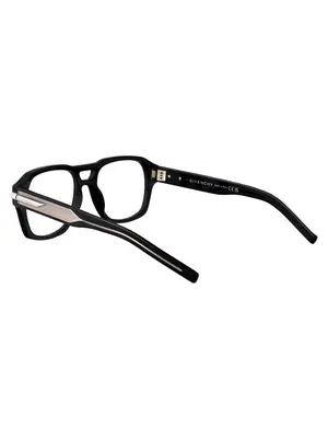 Givenchy Square Frame Eyeglasses - Black