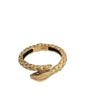 Chloé Snake Bracelet - Vintage Gold