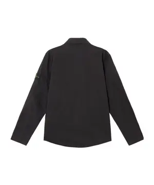 Stone Island Compass Patch Long-sleeved Overshirt - Black