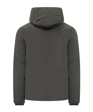 K-WAY Reversible Hooded Down Jacket - Black