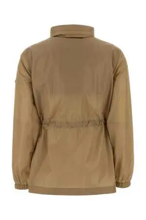 Burberry Checker-tape Parka - Flax