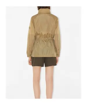 Burberry Checker-tape Parka - Flax