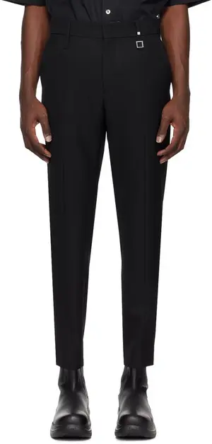 WOOYOUNGMI Mid-rise Wool Tailored Trousers