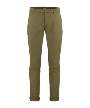 DONDUP Belt-loop Slacks - Green
