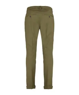 DONDUP Belt-loop Slacks - Green