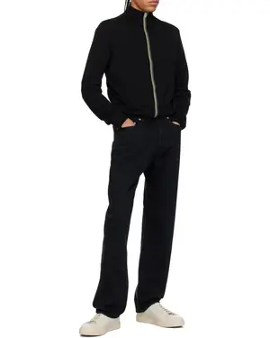 Paul Smith Signature Stripe Zip Cardigan - Black