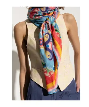 Etro Fringed Edge Scarf