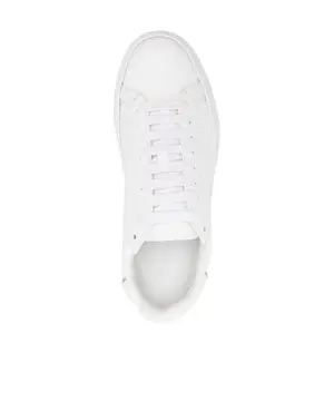 Fabiana Filippi Round Toe Lace Up Sneakers - White