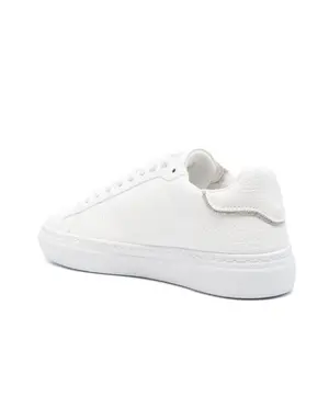 Fabiana Filippi Round Toe Lace Up Sneakers - White
