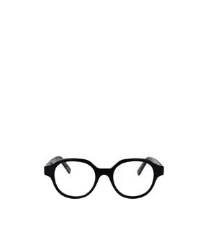 Givenchy Round Frame Eyeglasses - Black