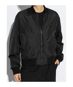 Dolce & Gabbana Logo Tag Padded Bomber Jacket