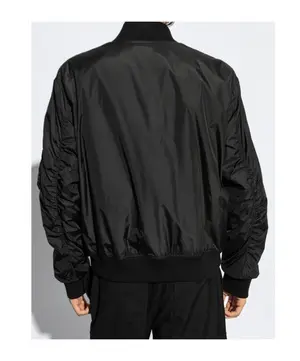 Dolce & Gabbana Logo Tag Padded Bomber Jacket