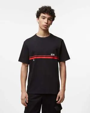 Gcds Logo Printed Crewneck T-shirt