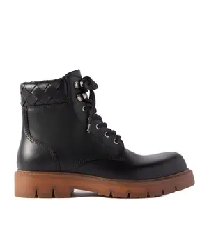 Bottega Veneta Haddock Lace-up Ankle Boots