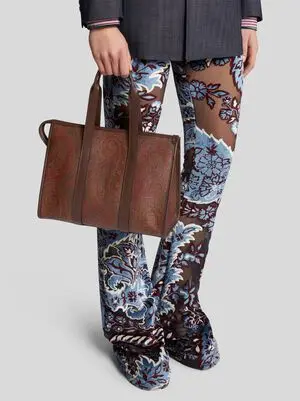 Etro Paisley Medium Top Handle Bag