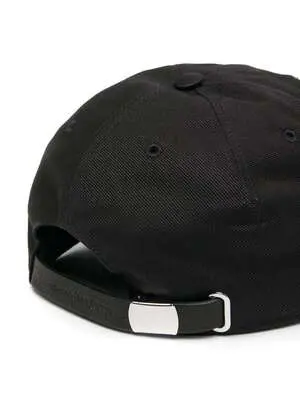 Alexander McQueen Logo Embroidered Baseball Cap - Black