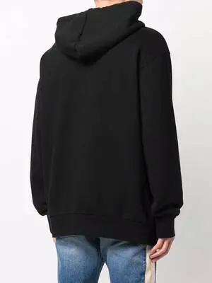 Palm Angels St Moritz Heart Spray Cotton Hoodie