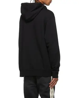 Palm Angels St Moritz Heart Spray Cotton Hoodie