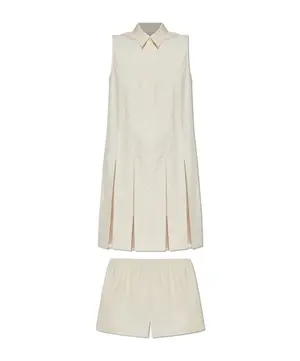 Moncler Sleeveless Mini Shirt Dress - No