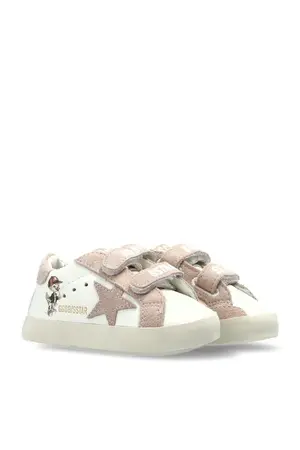 GOLDEN GOOSE Round Toe Sneakers With Velcro Fastening