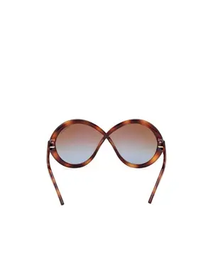 TOM FORD Oval Frame Sunglasses