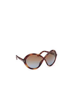 TOM FORD Oval Frame Sunglasses