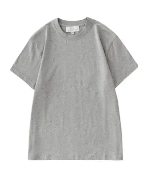 Studio Nicholson Marine Crewneck T-shirt - Gray Marble