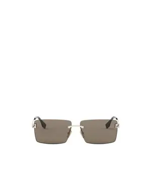 Fendi Rectangle Frame Sunglasses - Gray