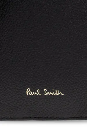 Paul Smith Leather Cross Body Bag With Signature Stripe Detail