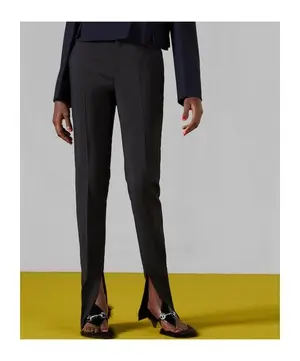 Gucci Pleated Front Trousers With Buckle Detail