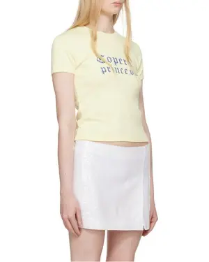 Coperni X Disney Princess Slim-fit T-shirt - Nude