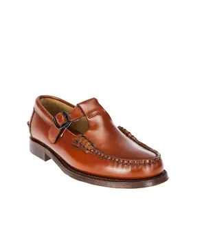 Hereu Alber Loafers With Pin-buckle Strap - Brown