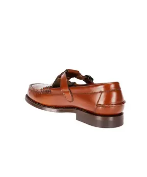 Hereu Alber Loafers With Pin-buckle Strap - Brown