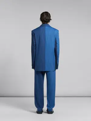 Marni Dégradé Pinstripe Wool Blazer
