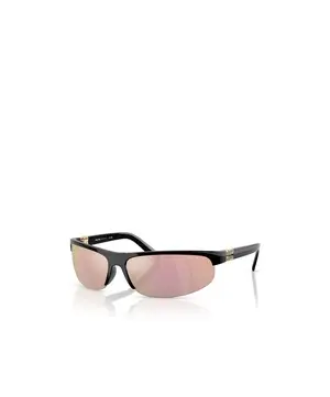 Miu Miu Wraparound Sunglasses - Black