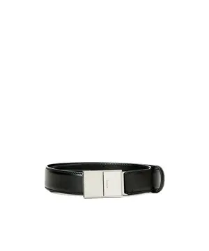 Khaite Logo Belt - Black
