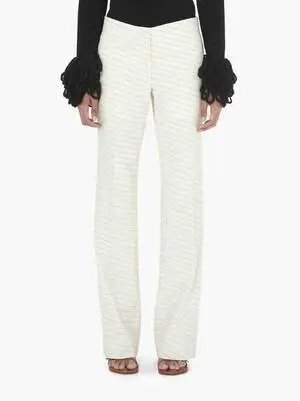 J.W.ANDERSON Jw Anderson Tailored Straight Trousers - White