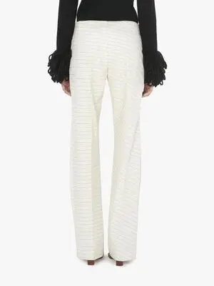 J.W.ANDERSON Jw Anderson Tailored Straight Trousers - White
