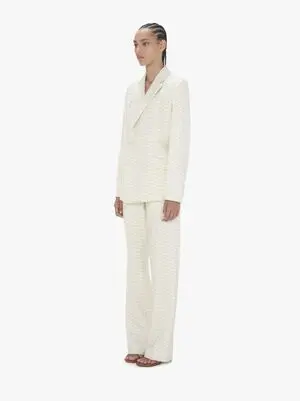 J.W.ANDERSON Jw Anderson Tailored Straight Trousers - White