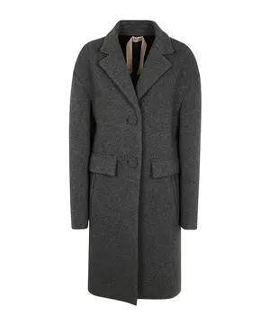 N.21 Jersey Coat With Lapel Collar