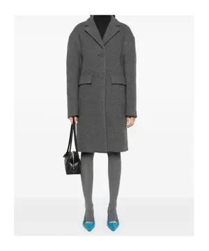 N.21 Jersey Coat With Lapel Collar